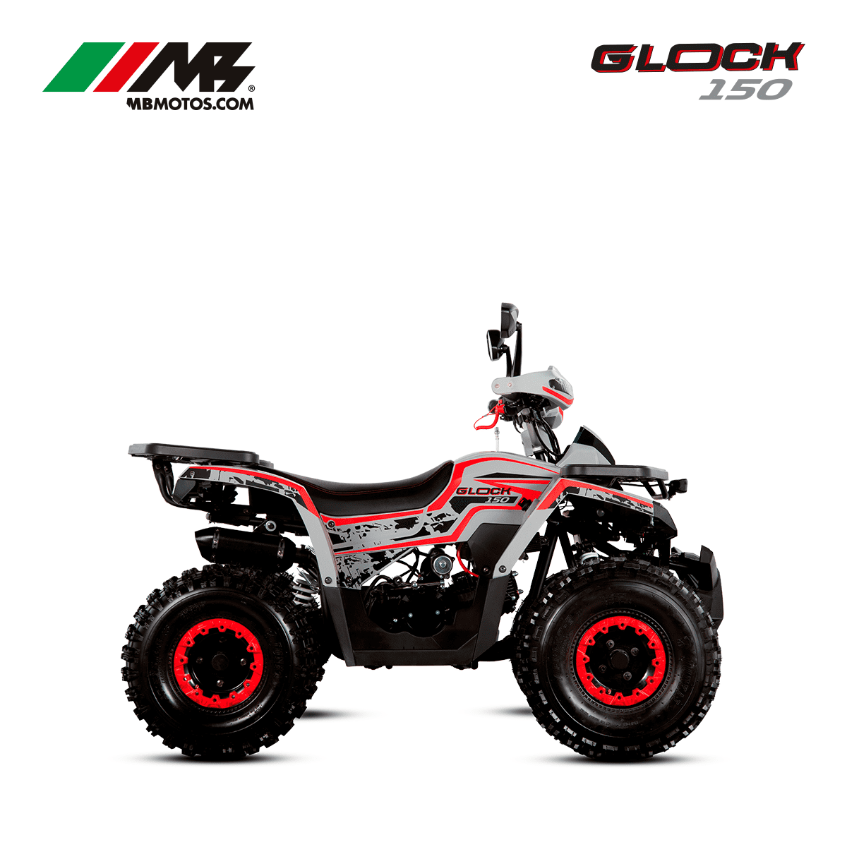 Cuatrimoto ATV MB Motos Glock 150 cc Gris 2025 | Bodega Aurrera en línea