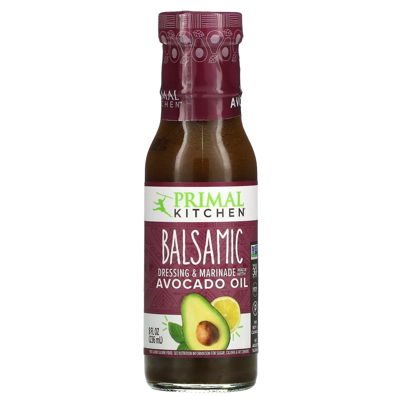 Primal Kitchen Balsamic Dressing & Marinade 8 fl oz - Walmart.com