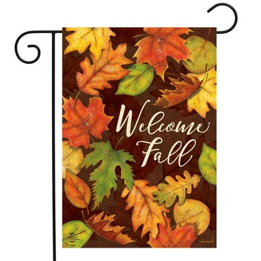 Evergreen Sunny Autumn Garden Suede Flag - Walmart.com