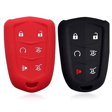 Dobrev Black 4 Buttons Silicone Case Protector Key Fob Smart Car Remote ...