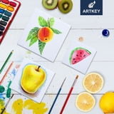 Artkey, Mini Canvas, 3x3 inch 24-Pack, Pure Cotton Square - Walmart.com