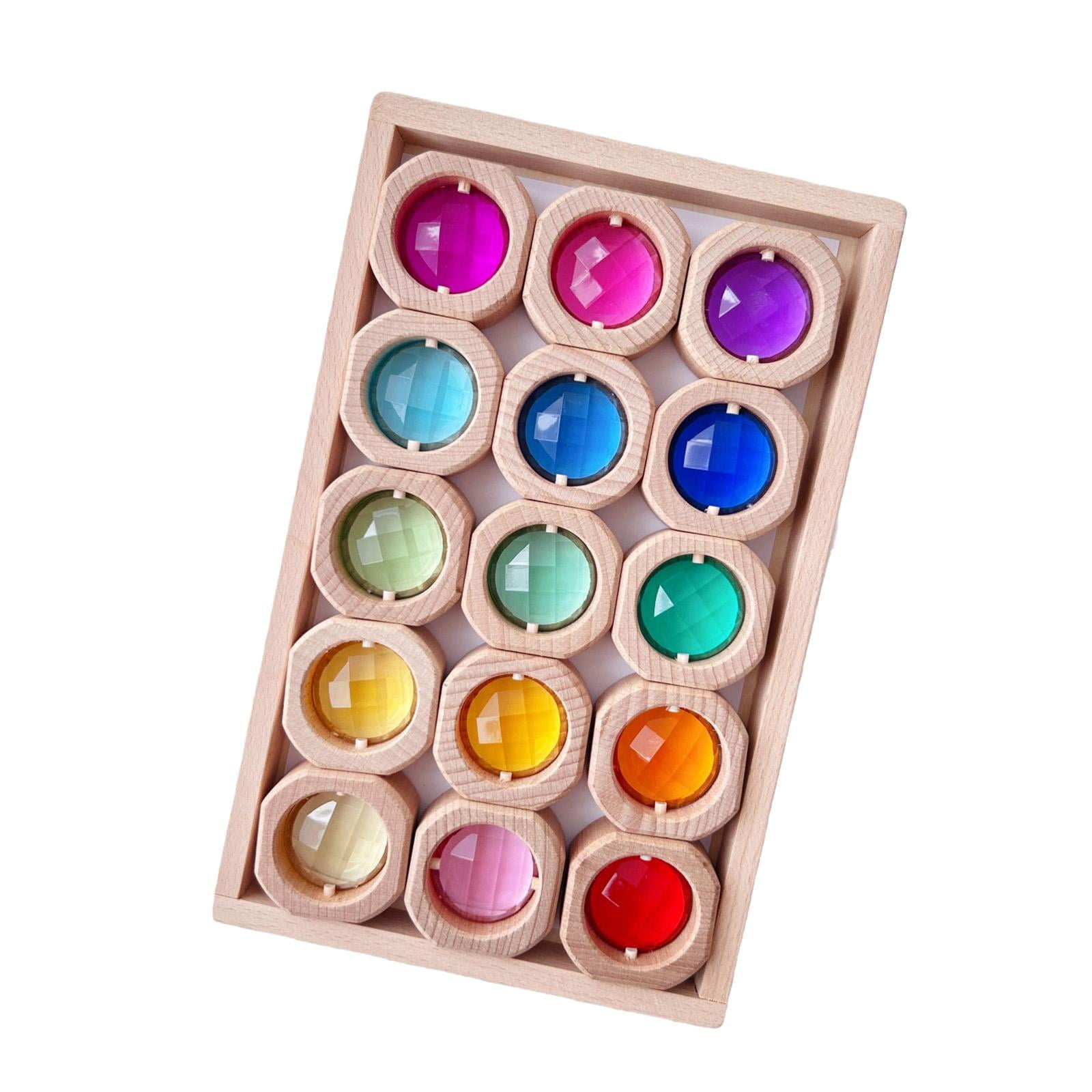 Click here for Lionlar Rainbow Building Blocks Stacking Blocks Fo... prices