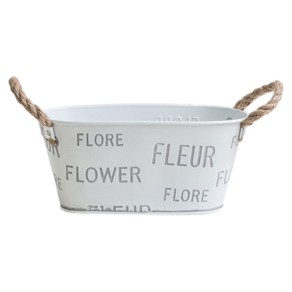 Planter Box Pot Windowsill Succulent Flower Metal Stationery Growing ...