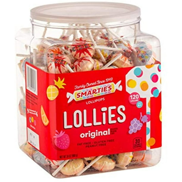 Smarties Lollies 34 Ounce, 120 Count, - Walmart.com