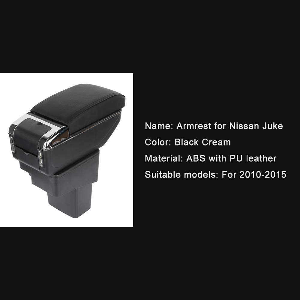 Buy ECCPP Armrest Center Console for minivan black 2010-2015 for Nissan ...