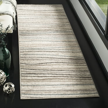 SAFAVIEH Adirondack Matilda Abstract Area Rug, Ivory/Grey, 2'6" x 4 ...