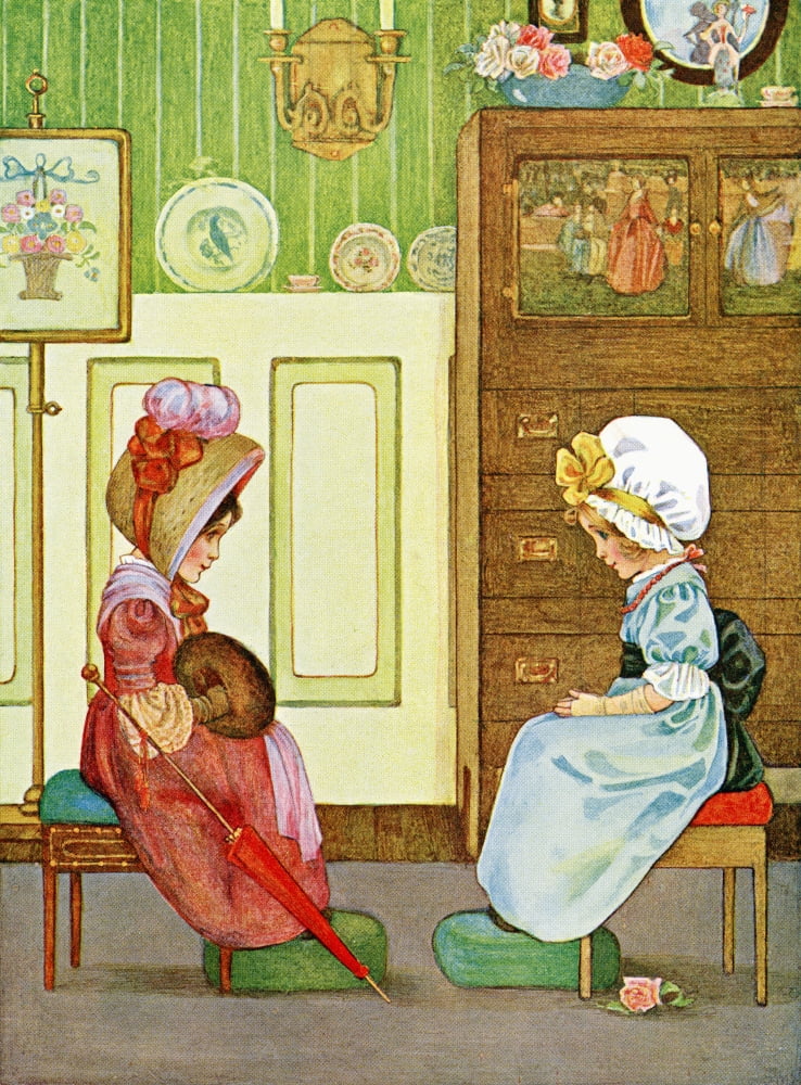 Illustration To The Poem A Morning Call From The Book Childhood By ...