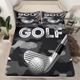 Manfei 3D Golf Bed Sheets for Child, Modern Sports Lover King Sheets ...