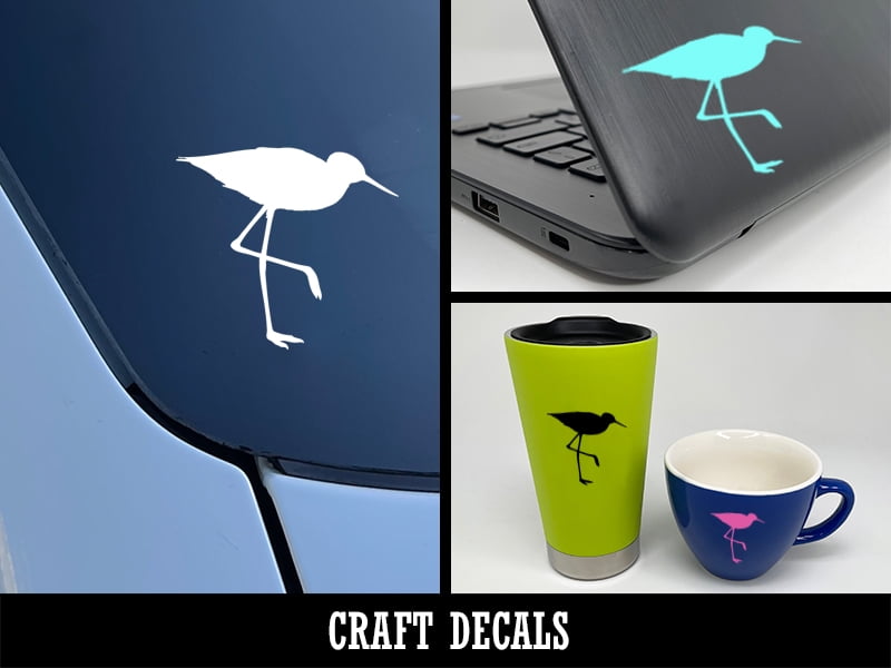 Sandpiper Bird Solid Craft Vinyl Indoor Outdoor Decal Sticker - Purple ...