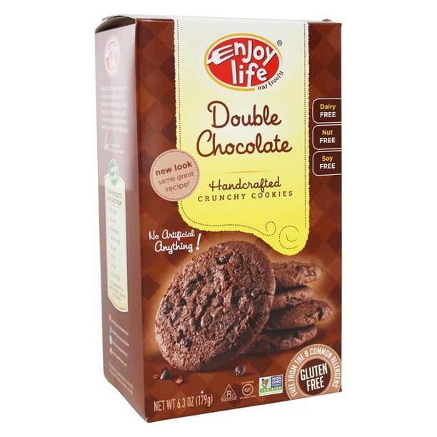 Enjoy Life – Crunchy Double Chocolate Chip Cookies, 6.3 oz - Walmart.ca
