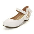 Girls Sandals, Patent Leather Dress Shoes with Low Heels for Kids Summer, Lightweight Mary Jane ...