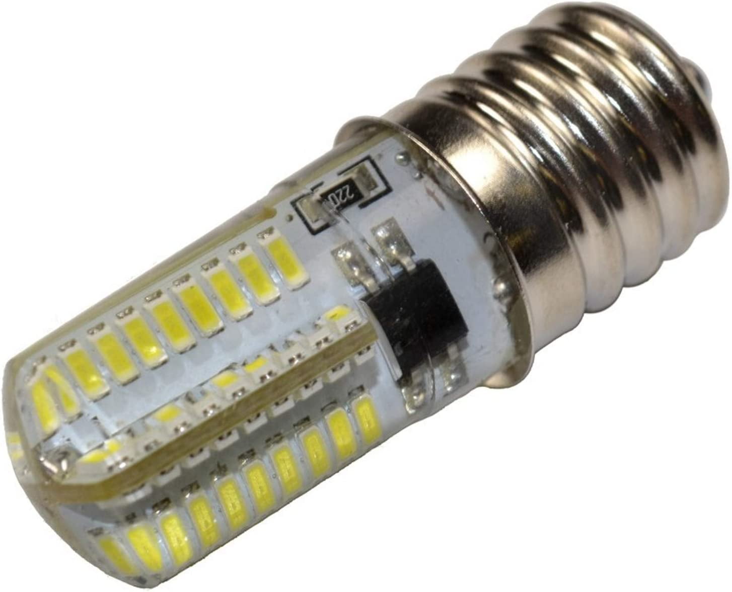 HQRP 110V E17 Base Silicone Crystal Dimmable LED Bulb Cool White for GE ...