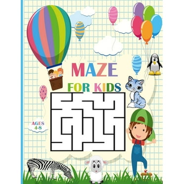 My Big Maze Book Ages 4-6: Best activity maze books for kids. A perfect ...