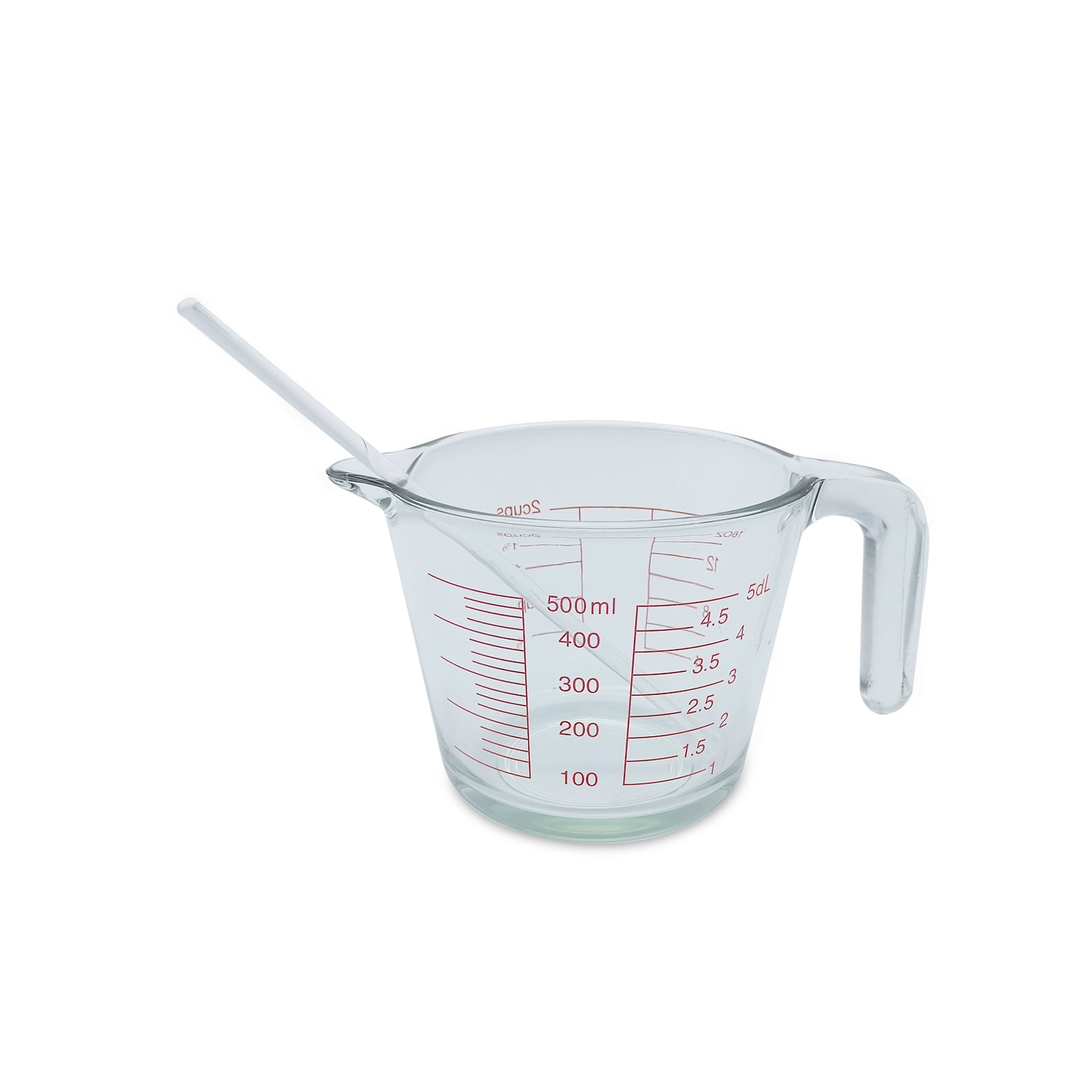 Candle Lab | Measuring Cup Transparent Glass Stick 12" Length Stir Rod ...