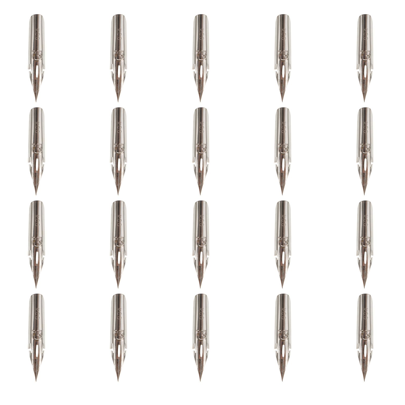 20pcs Calligraphy Pen Nibs Stainless Steel Dip Pen Nibs Fountain Pen ...