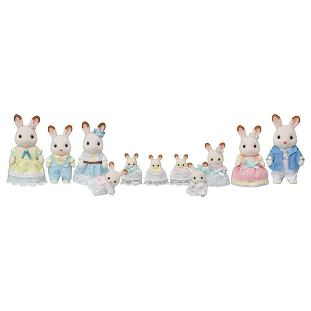 Calico Critters Hopscotch Rabbit Family Celebration Set Dolls, 35th ...