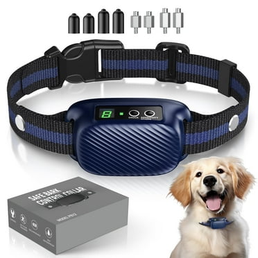 Petyida Bark Collar with Remote,Dog Bark Collar for Large Dogs,Shock ...