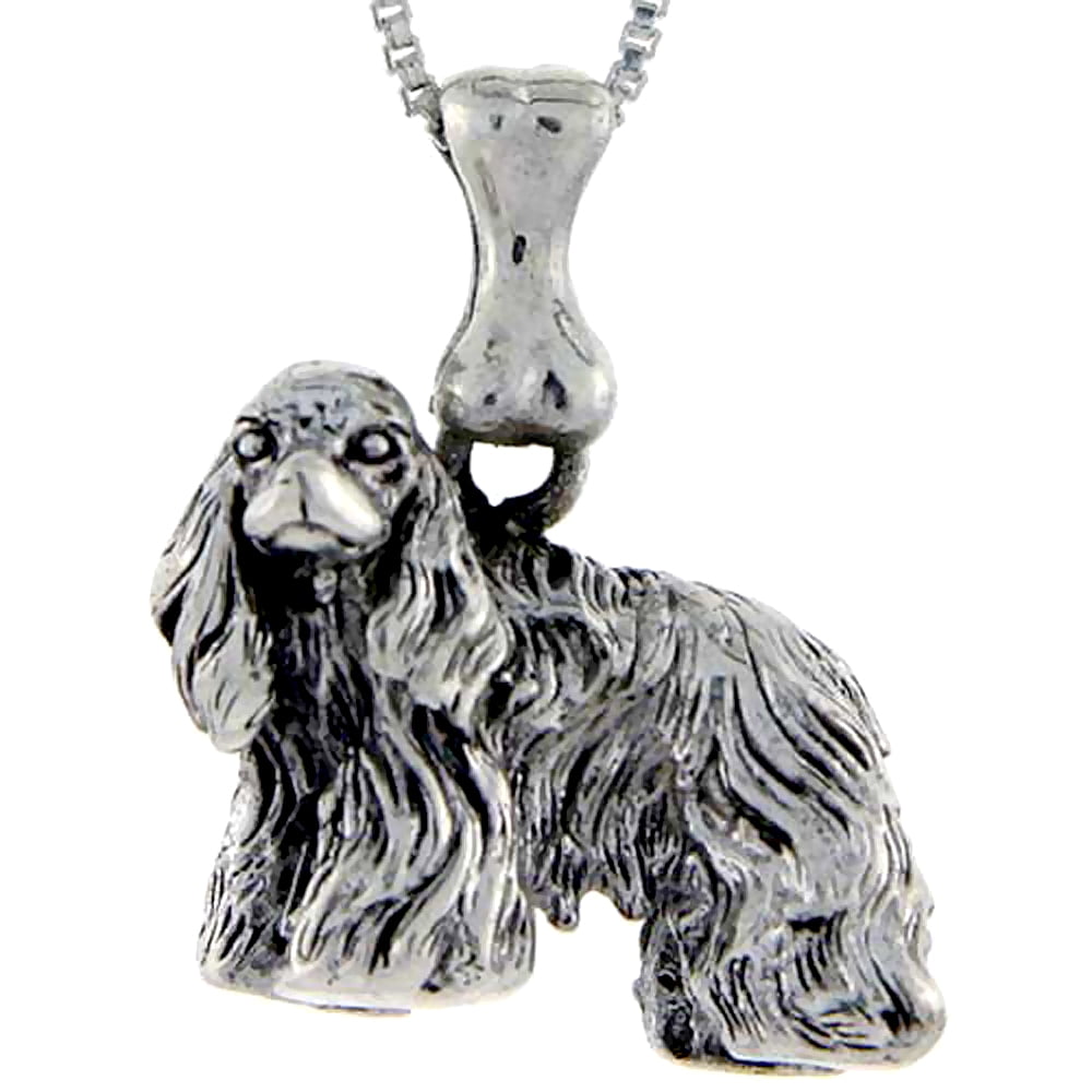 Silver And White Cocker Spaniel