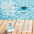 Solar Pool Thermometer, Wireless Floating Digital Thermometer, IPX8 ...