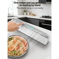Magnetic Wrap Dispenser with Slide Cutter, Wall-Mounted Magnetic ...