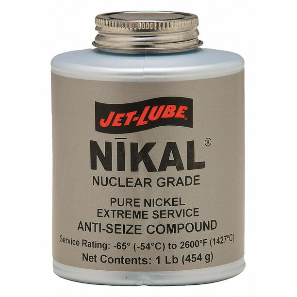 Jet-Lube Nuclear Grd Anti-Seize,1/2 lb.,BrshTp Cn 13502 - Walmart.com