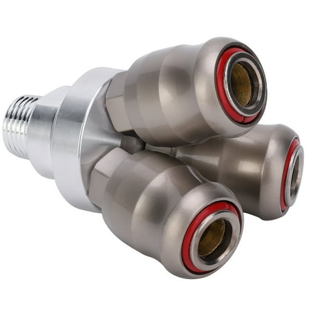 Round Quick Coupler, 3 Way Quick Coupler, Small Round 3 Way Male Thread ...
