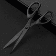 Professional Office Scissors 180mm Heavy Duty Scissors with Black Blade ...