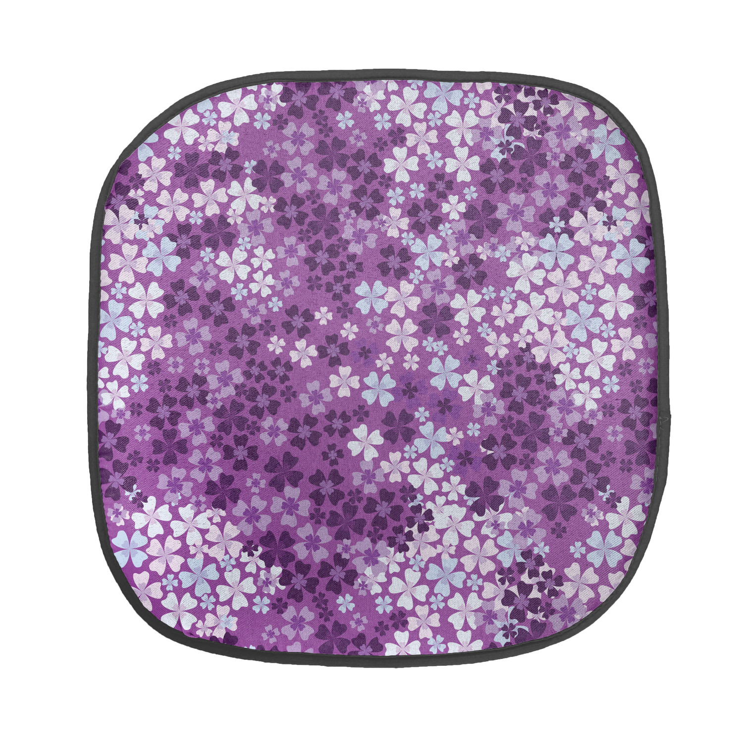 Flower Chair Seating Cushion, Lilac Flowers Blossoms in Spring Romantic ...