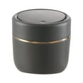 acdanc Mini Trash Container, Kitchen Waste Basket with Lid, Press-Type ...