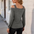 Bibifish Womens Tees Sexy Off Shoulder Hollow Out Design Neck Soft ...