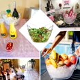 Efavormart Clear 7 Liter Plastic Ice & Drinks Bucket, Party Beverage ...