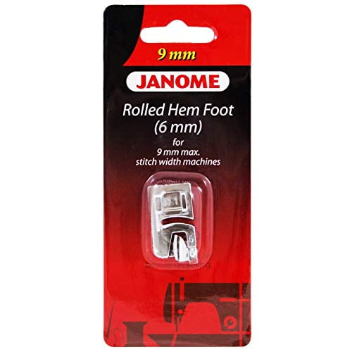 Janome Rolled Hem Foot (6mm) for 9mm Max Stitch Width Machines ...