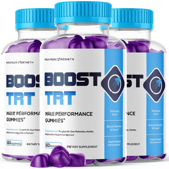 Boost TRT Gummies Advanced Formula All Natural Vitamin Supplement BoostTRT 60 Gummies - Walmart.com