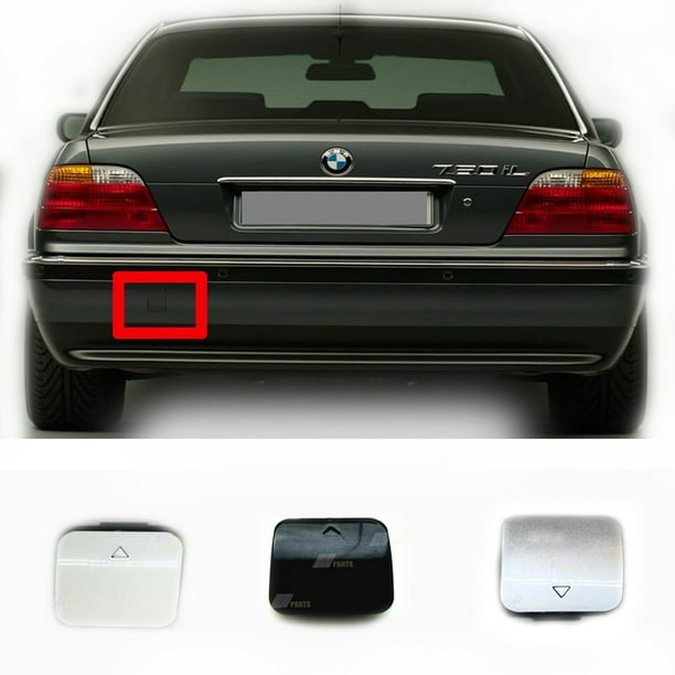 Trimla Rear Tow Cover for 94-00 BMW 7 Series E38 Fit 725tds 728iL 730d 730iL 735iL 740d 740iLP ...