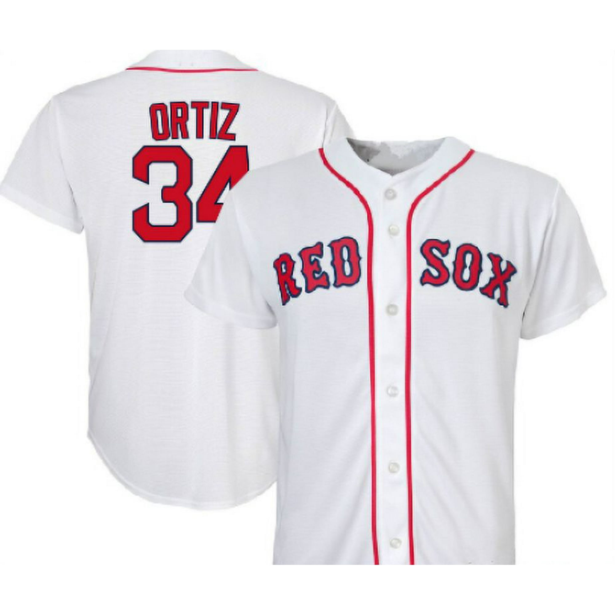 Click here for Diao Men Women Baseball Jersey Red Sox Ortiz 34# J... prices