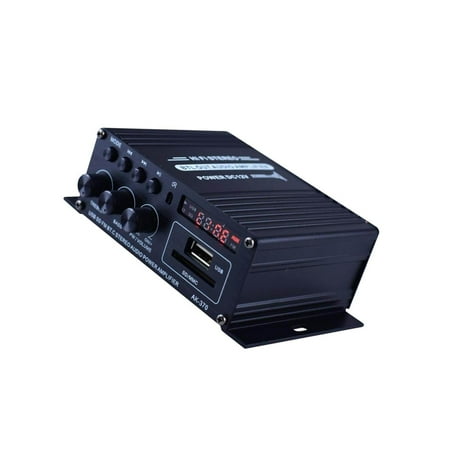 LCD Display Mini Audio Amplifier Amp Stereo Amplifier System Bluetooth ...