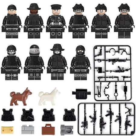 Assembled Building Blocks Military Special Forces Soldiers Building ...