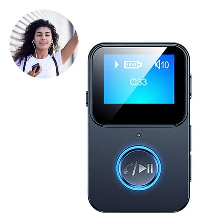 LCD Display Transmitter Visualization Portable Bluetooth Adapter ...