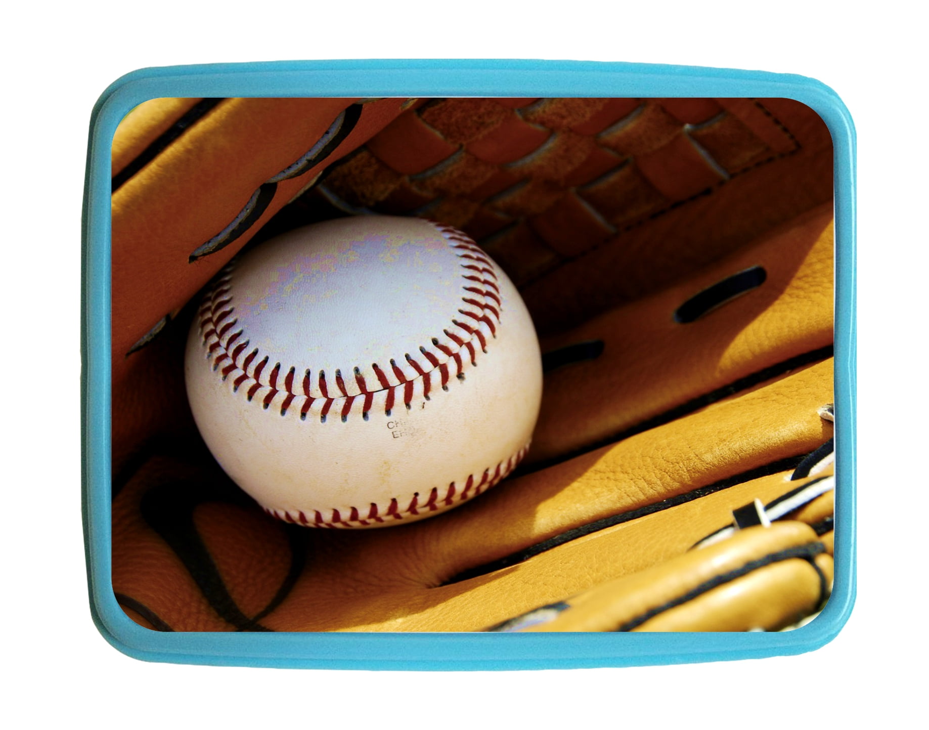 Baseball in Glove Kids Bento Lunch Box with 3 Compartment Food ...