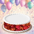 3 pcs Warm Autumn Mosaic Cake Strips Edible birthday cake strips, cake ...