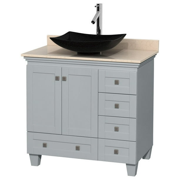 Wyndham Collection Acclaim 36 inch Single Bathroom Vanity in Oyster ...