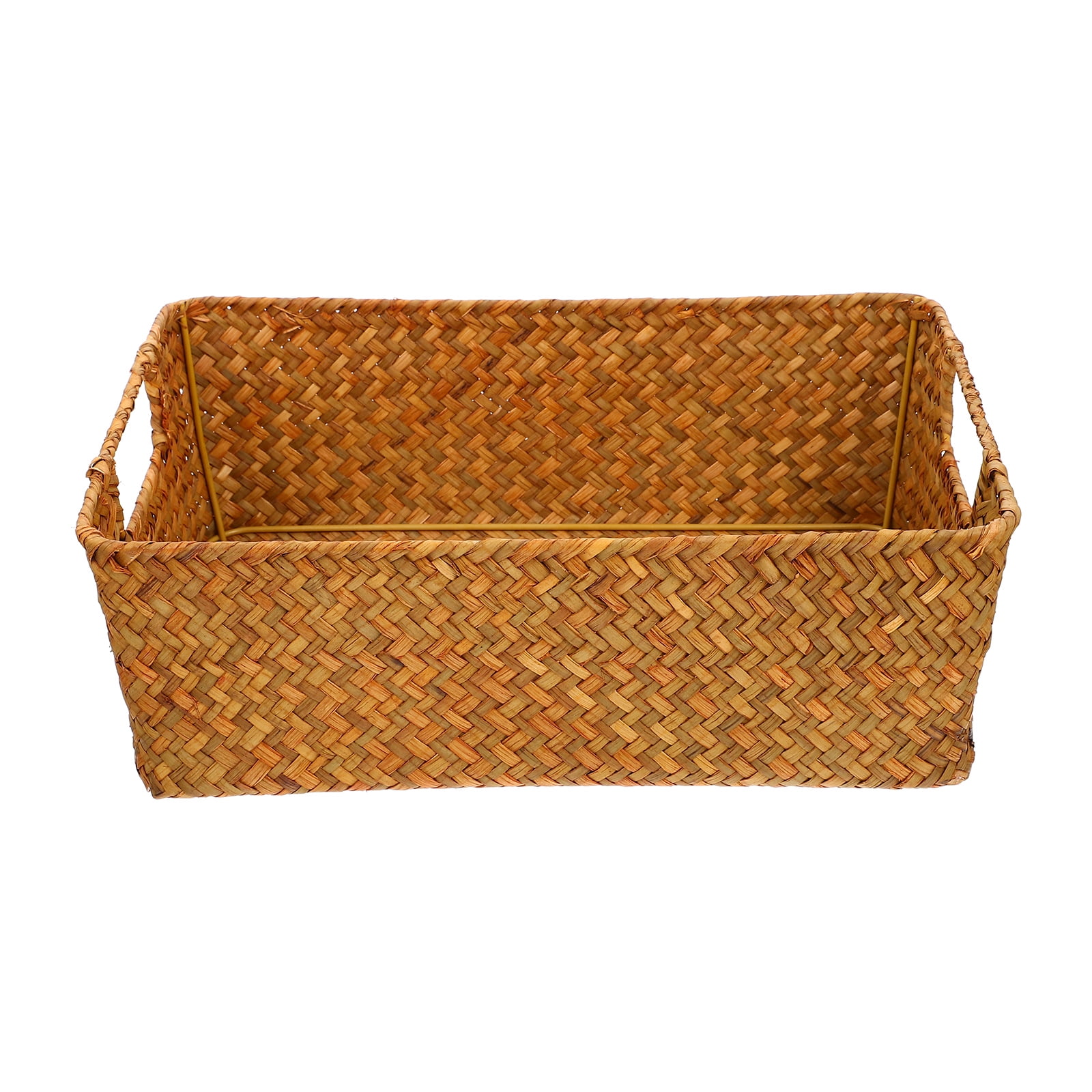OUNONA Storage Baskets Woven Basket Wicker Large Organizinghandle ...