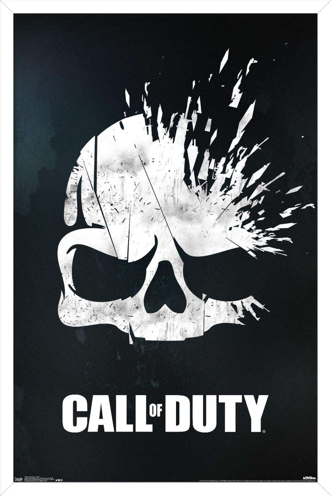 Call of Duty - Skull Wall Poster, 14.725" x 22.375", Framed - Walmart.com
