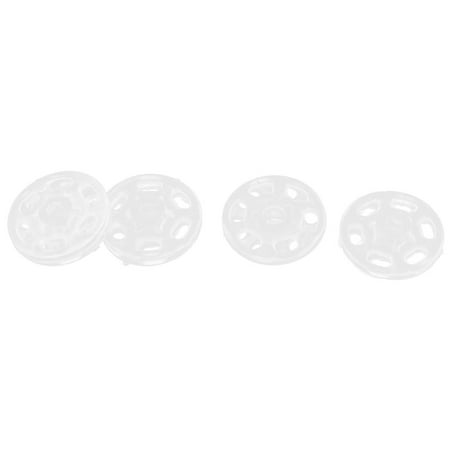 Clothing Parts Plastic Press Stud Buttons 18mm x 5mm 4Pcs | Walmart Canada