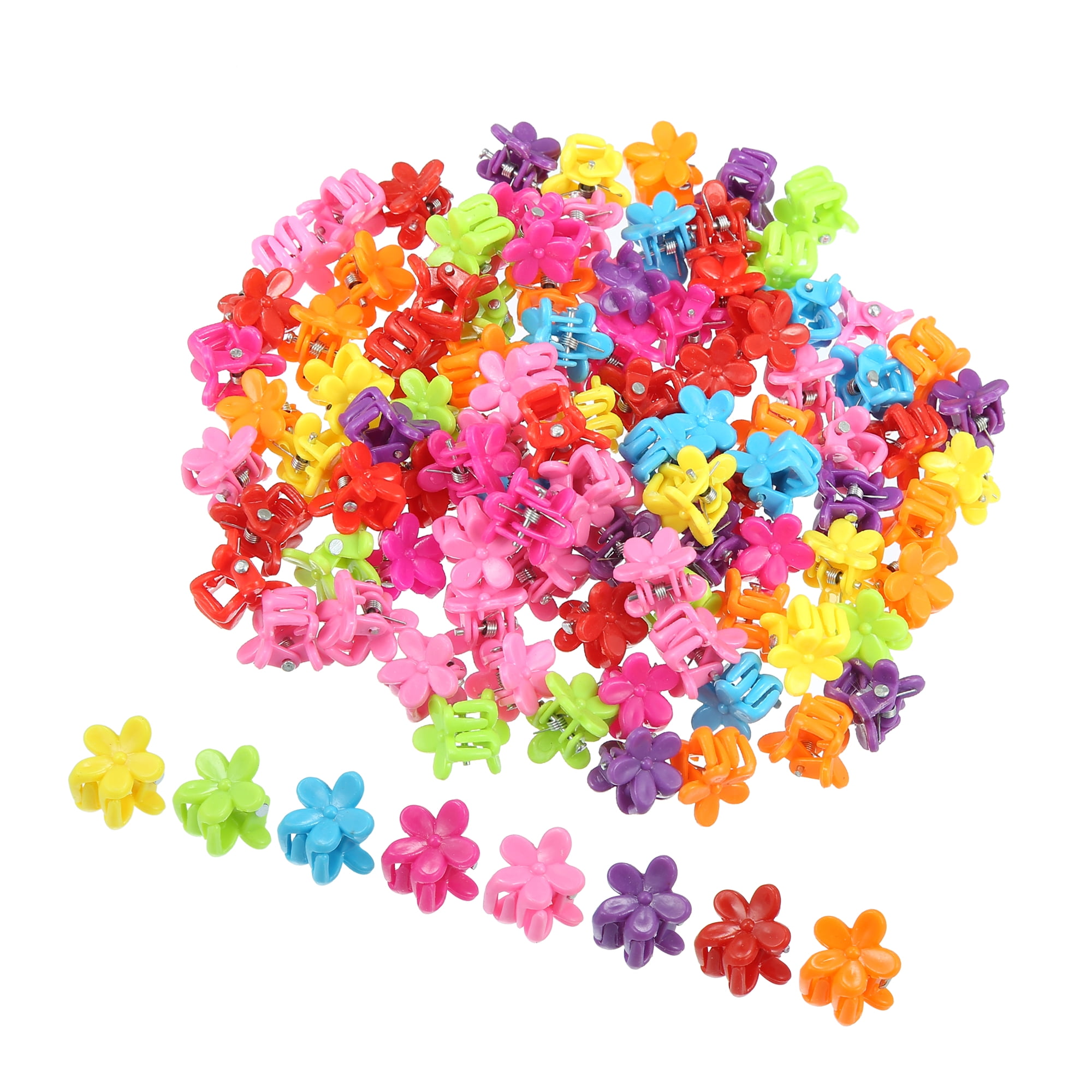 Vocoste Mini Claw Clips Hair Clips Set for Girls Flower Pattern ...