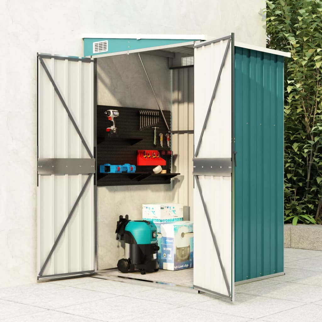 Click here for Vidaxl Wall-Mounted Garden Shed Green 118x100x178... prices
