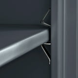 Classic Series 36"W x 72"H x 18"D Storage Cabinet with Adjustable ...