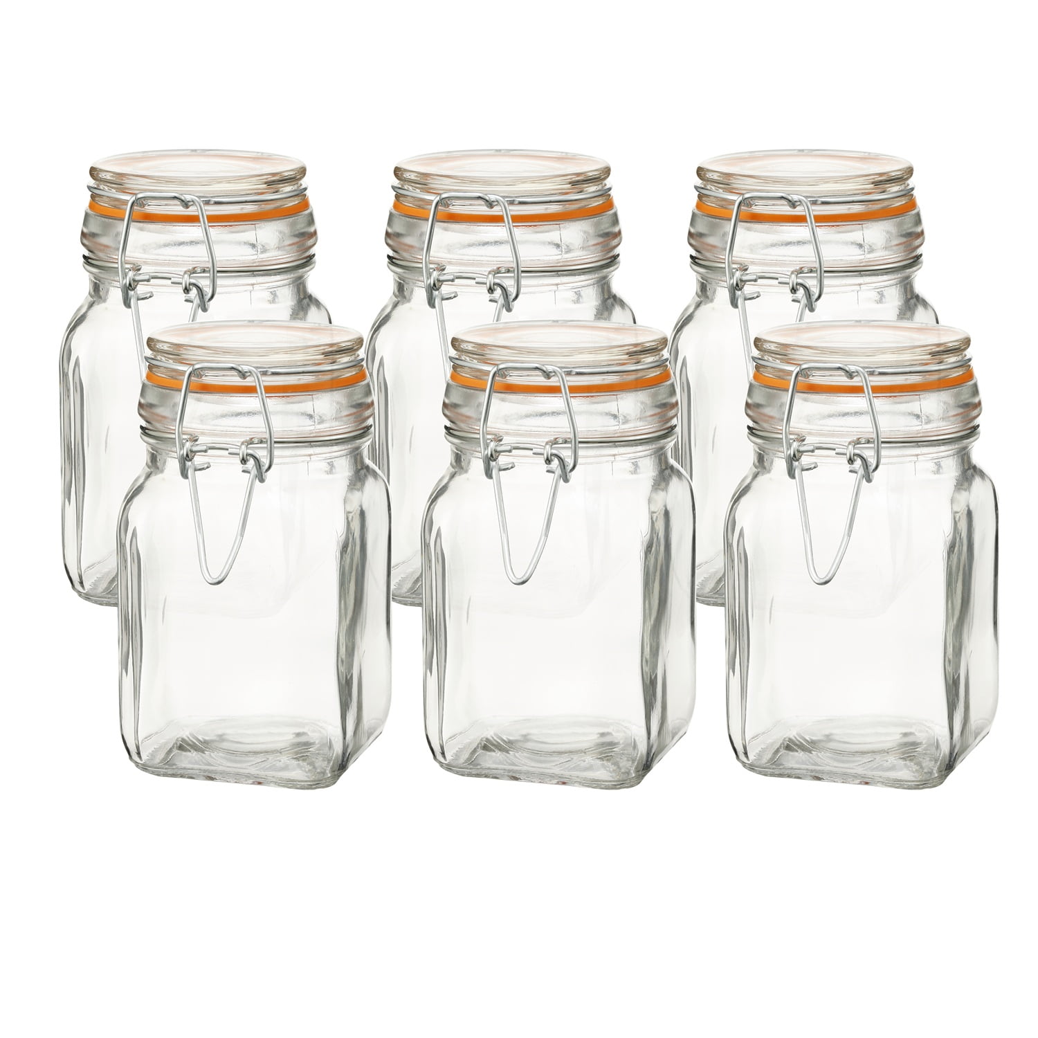 Click here for Gala Houseware Set Of 6 (9 Oz) Glass Spice Jars Bo... prices