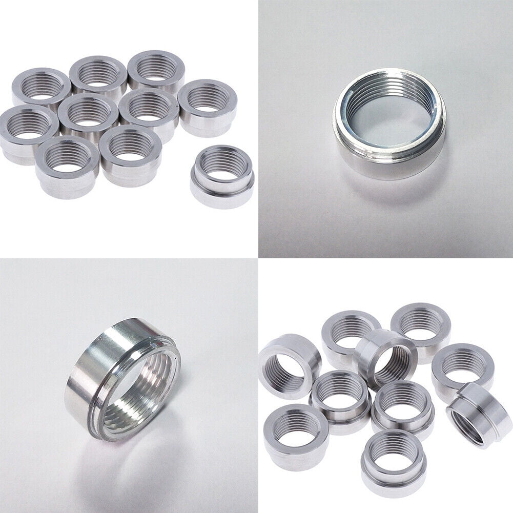 US 5 Pcs Aluminum Female Weld On Weld In Flange Fitting Bung Fuel Oil ...