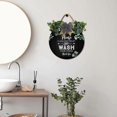 Bathroom Decor,Please Flush The Toilet and Wash Your Hands Thank You ...